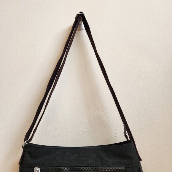 Kipling | Bags | Kipling Crossbody Shoulder Bag Black Hobo Satchel Four ...